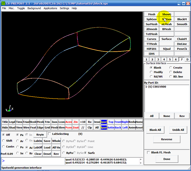 LSDYNA Tutorial 16: Page 2